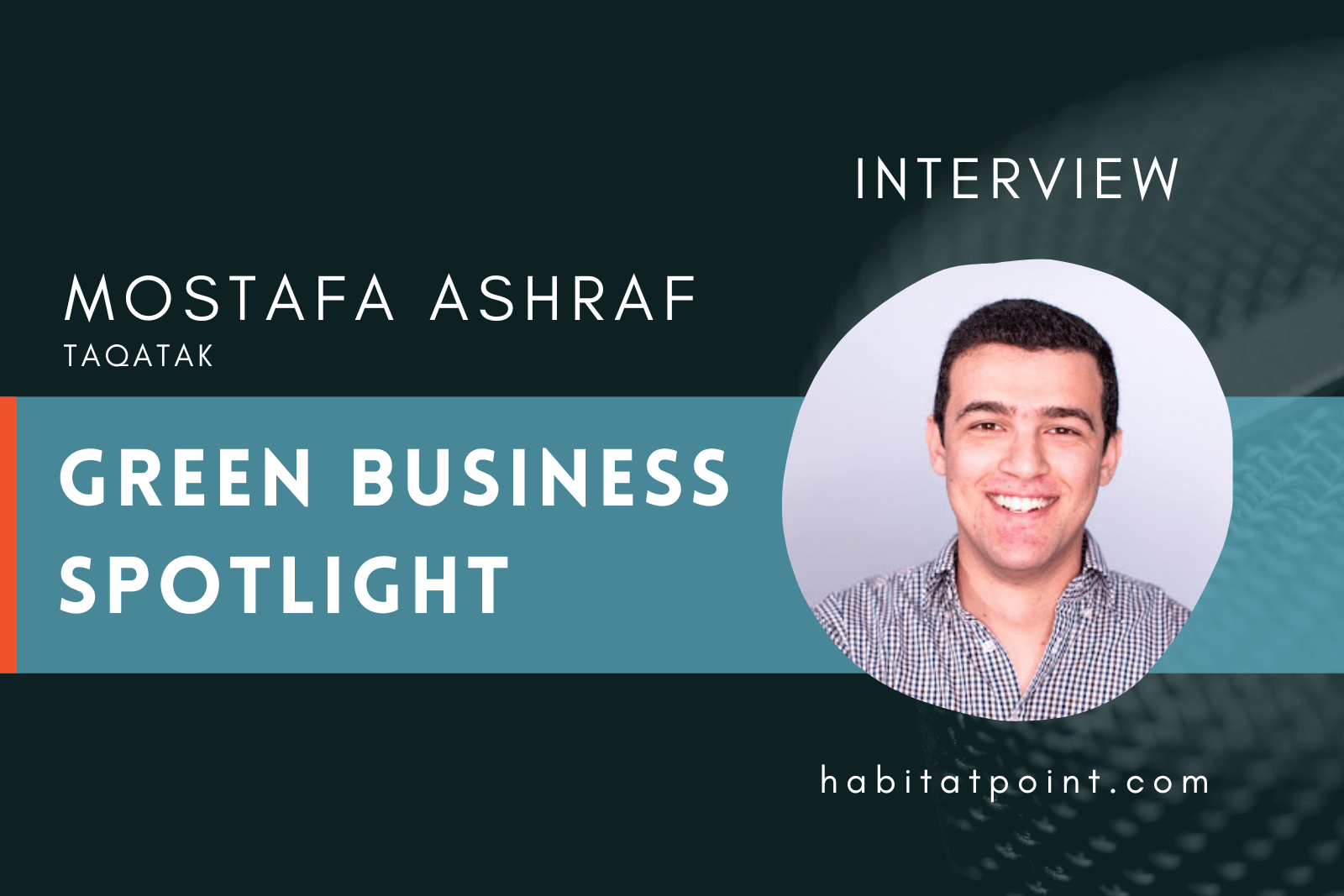 Green business spotlight: Mostafa Ashraf
